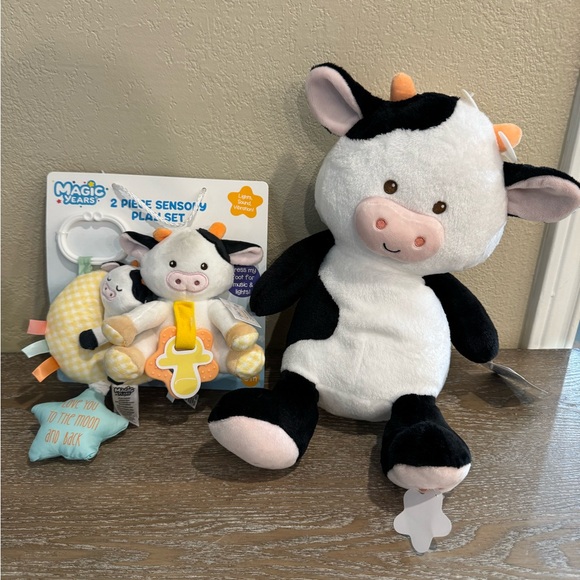 Target | Accessories | Magic Years Nwt Cow Jiggler Rattle Paci Toy Set ...